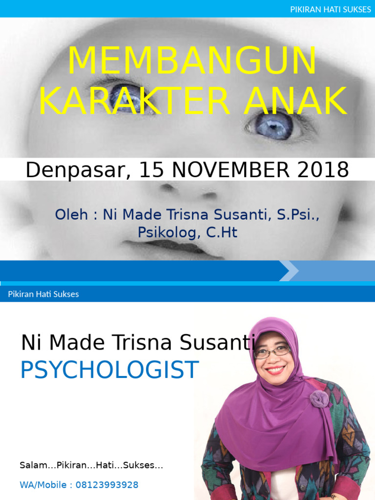 Membangun Karakter Pada Anak | PDF