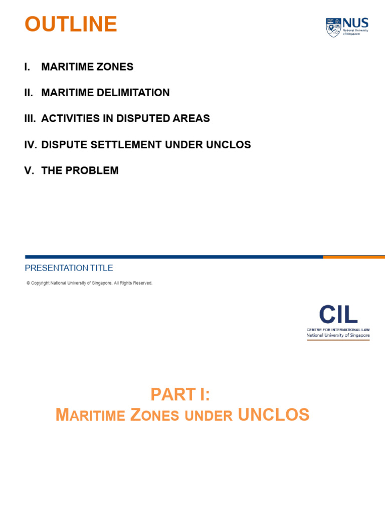Introduction to Law of the Sea Tara Davenport Ppt | PDF | Territorial ...
