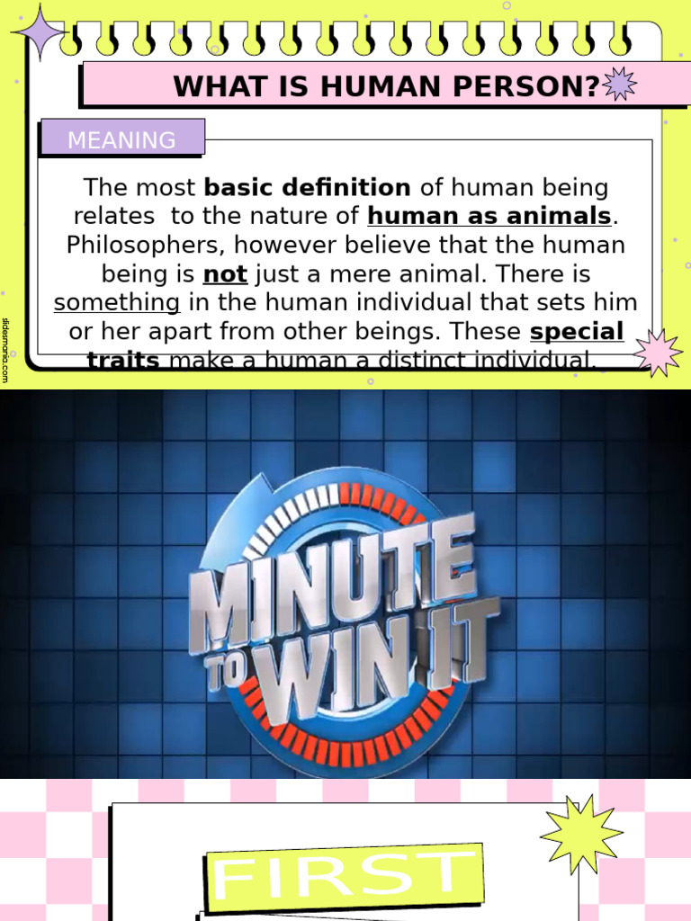 Philosophy - Special Traits of Human Person | PDF | Mental Processes ...