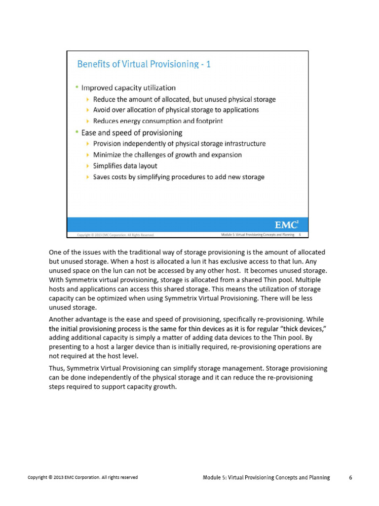 Virtual Provisioning Part2 | PDF | Computer Hardware | Computer Data Storage