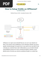 Configuring OPNsense for Parsec Ports | PDF | Firewall (Computing ...
