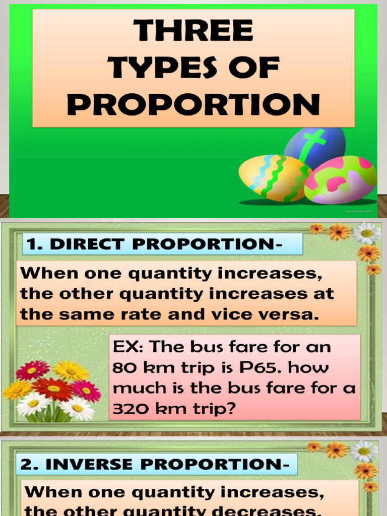 3 Types of PROPORTION | PDF