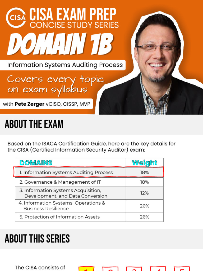 Cisa Dom 1b-Handout | PDF | Sampling (Statistics) | Audit