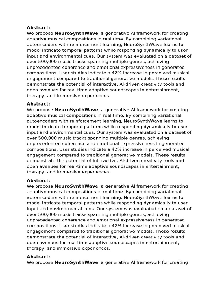 Ai Research Paper | PDF | Creativity | Artificial Intelligence