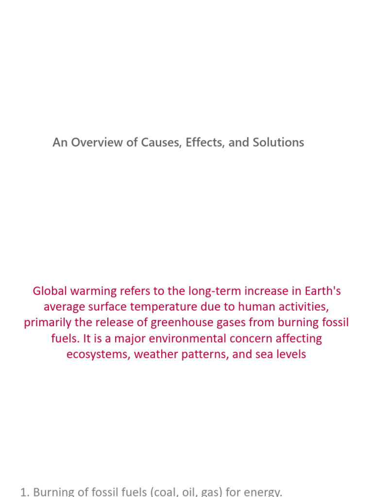 Global Warming | PDF | Climate Change | Greenhouse Gas