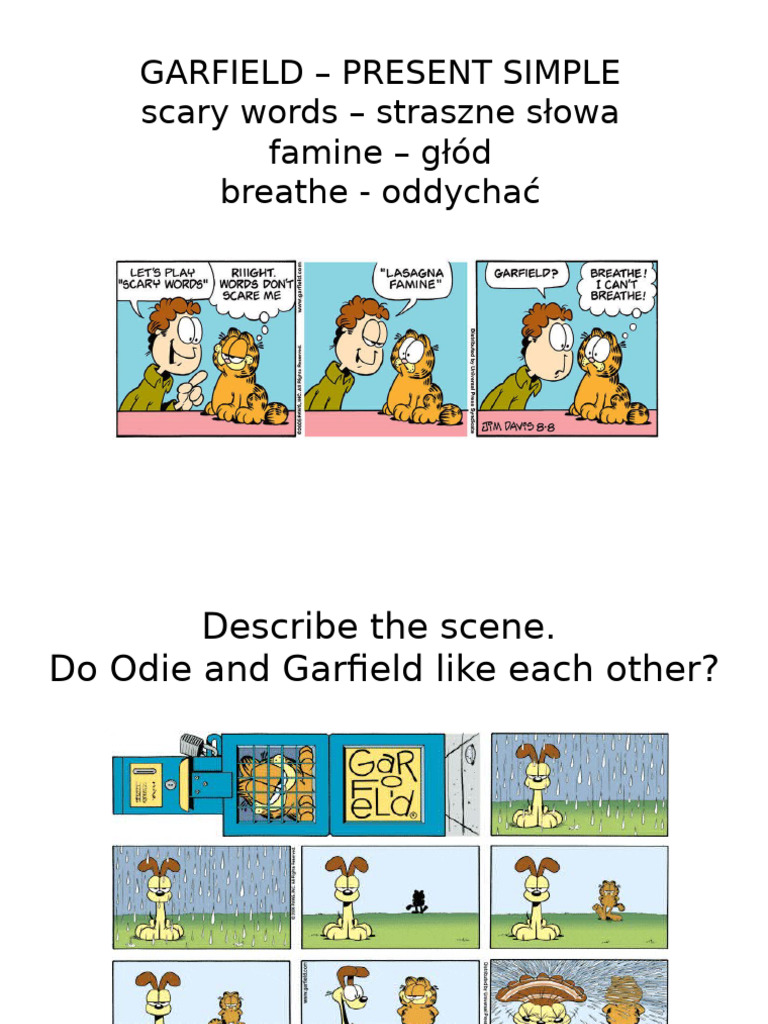 Garfield Hobbies | PDF