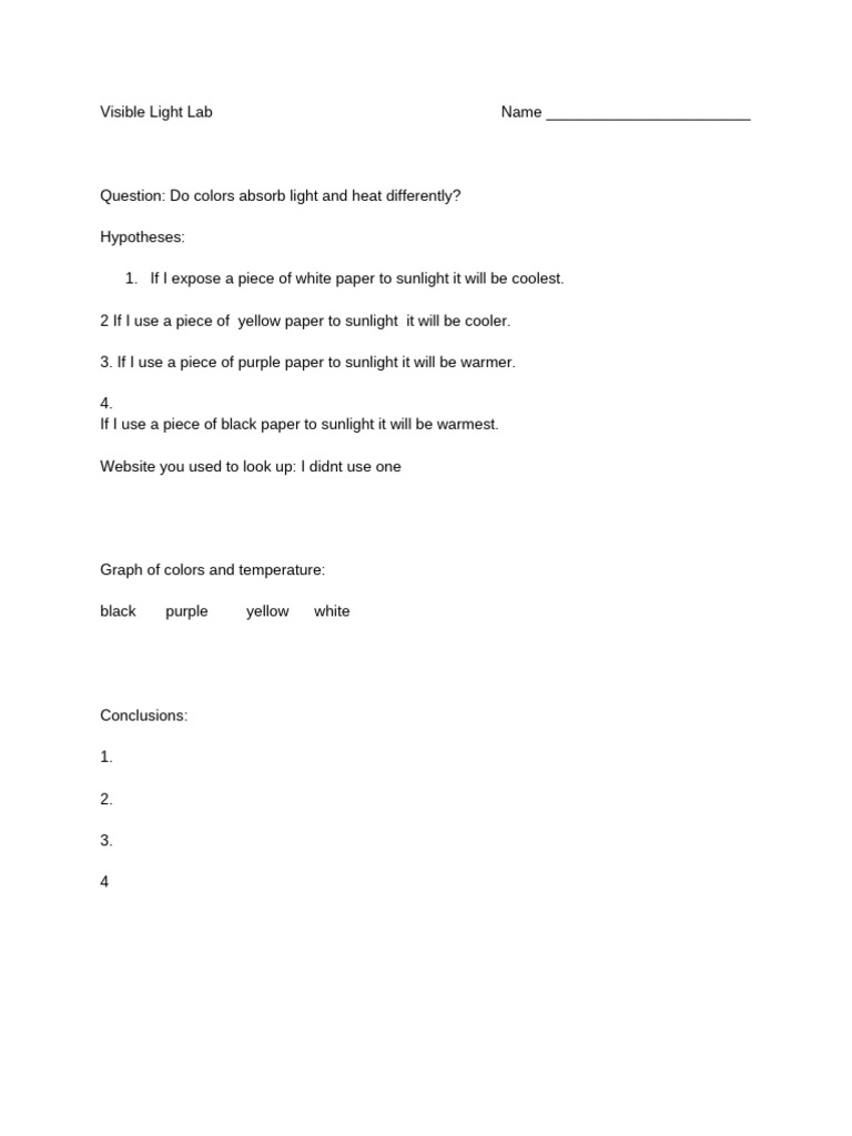 VIsible Light Lab | PDF