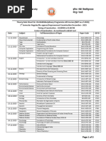 CRSU Bed Datesheet | PDF