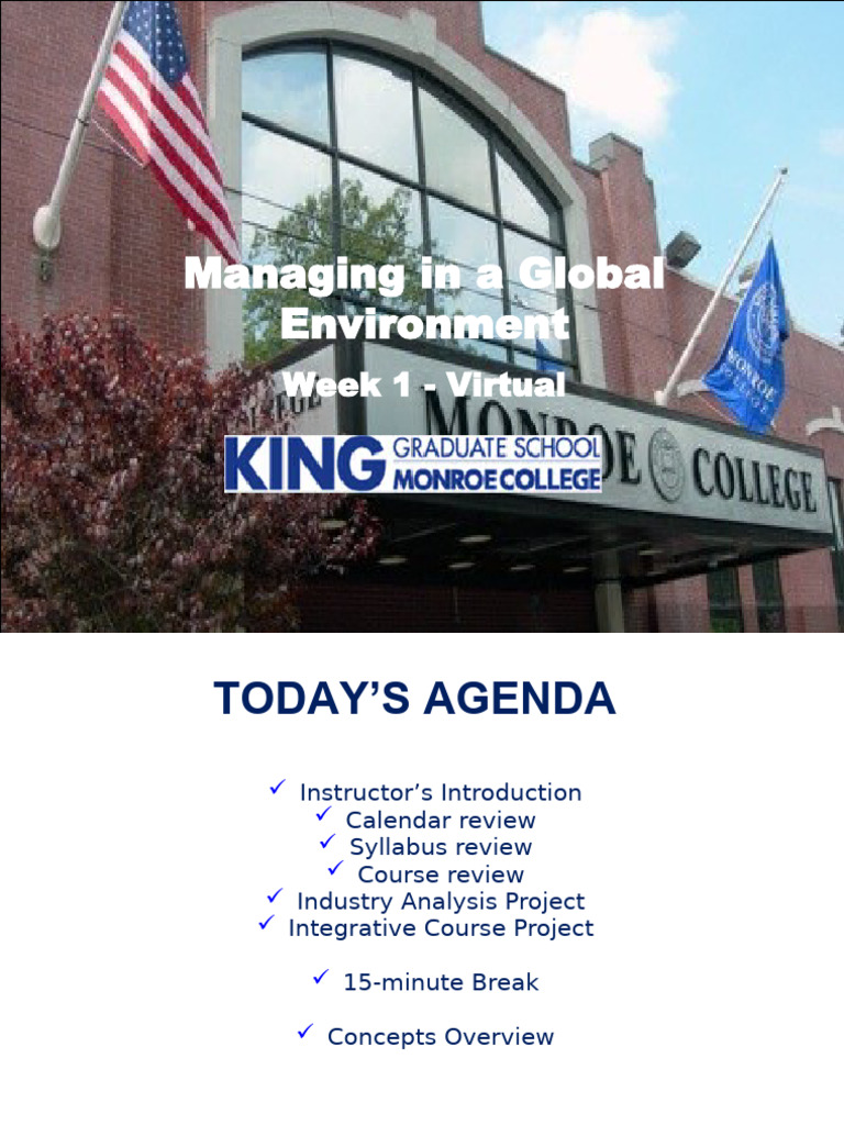 Week1 PowerPoint Slides - Instructor.pptx | PDF | Business | Economies