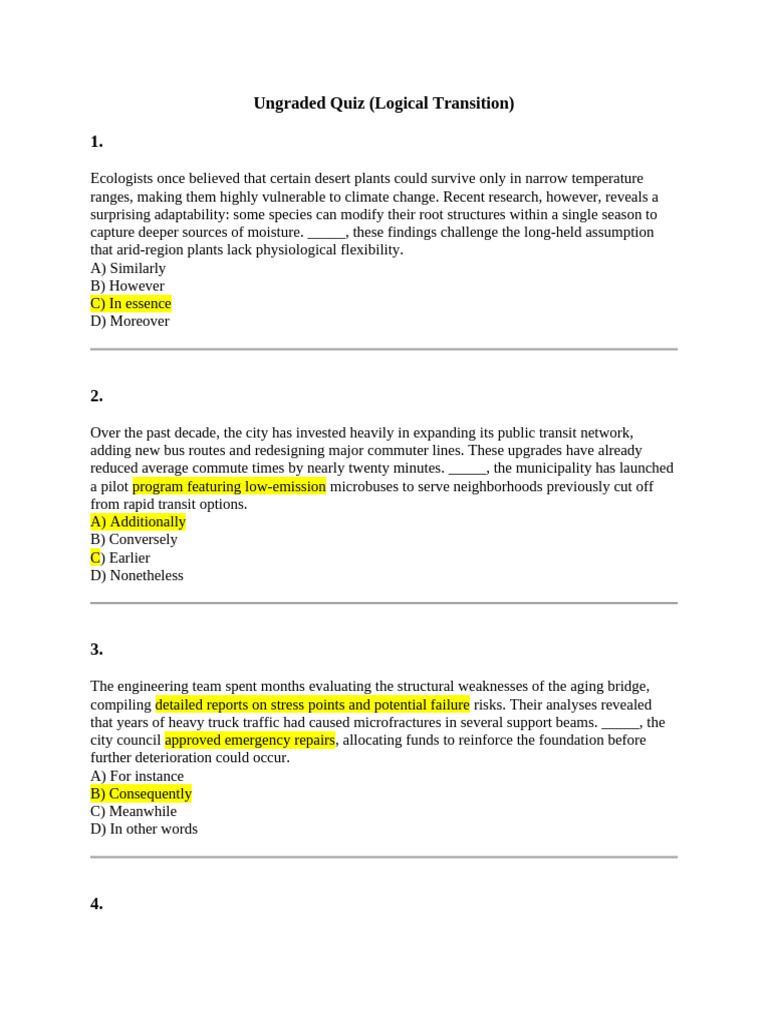 Logical Transitions in Ecological Contexts | PDF | Trail | Heat