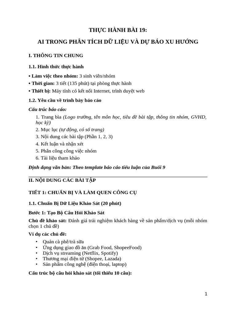 Mau - Bai 19 Bao Cao Ket Qua Thuc Hanh | PDF