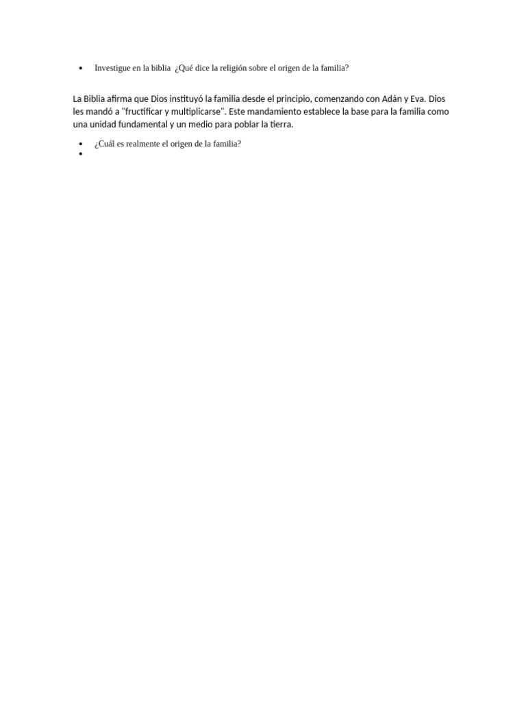 Investigue en La Biblia La Familia | PDF