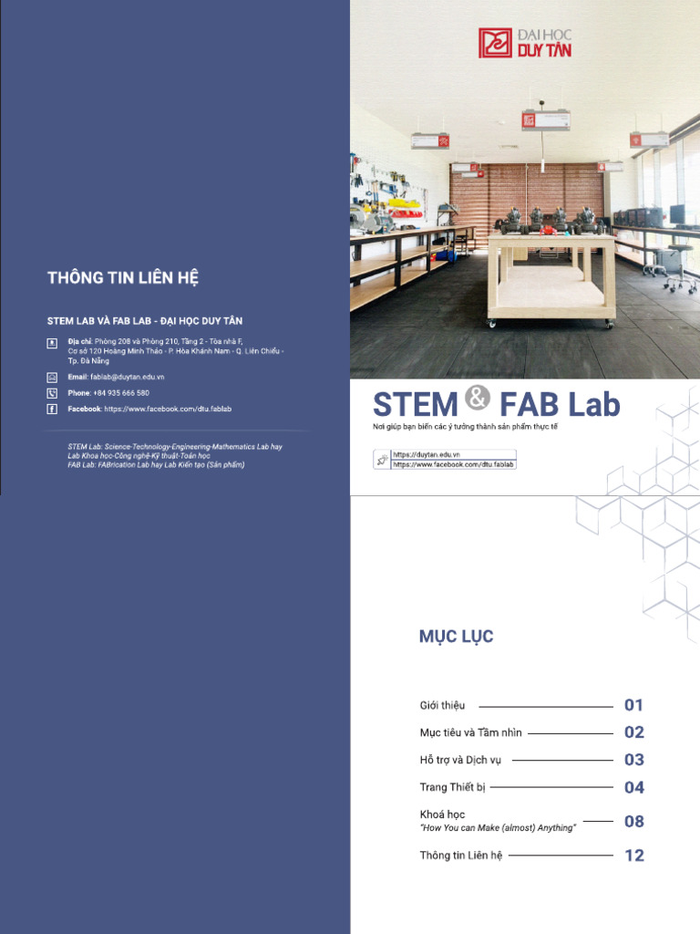 Dtu Stem & Fab Lab | PDF