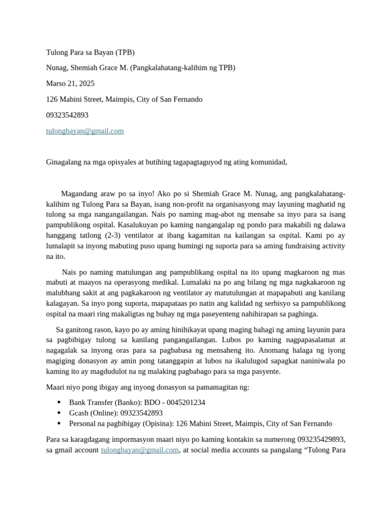 Sol I Letter | PDF