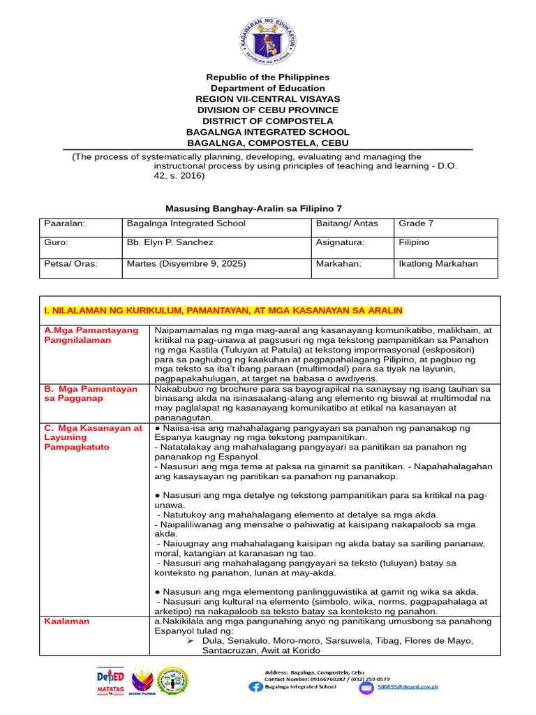 Filipino q3 - 2 | PDF