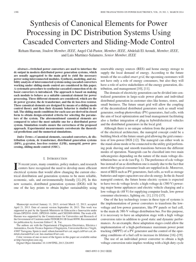 Power Processing in DC Systems | PDF | Electrical Network | Electrical Grid
