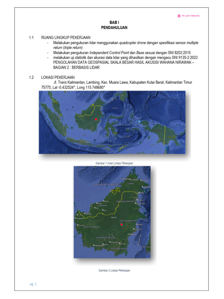 Draft Isi Laporan Dmp | PDF