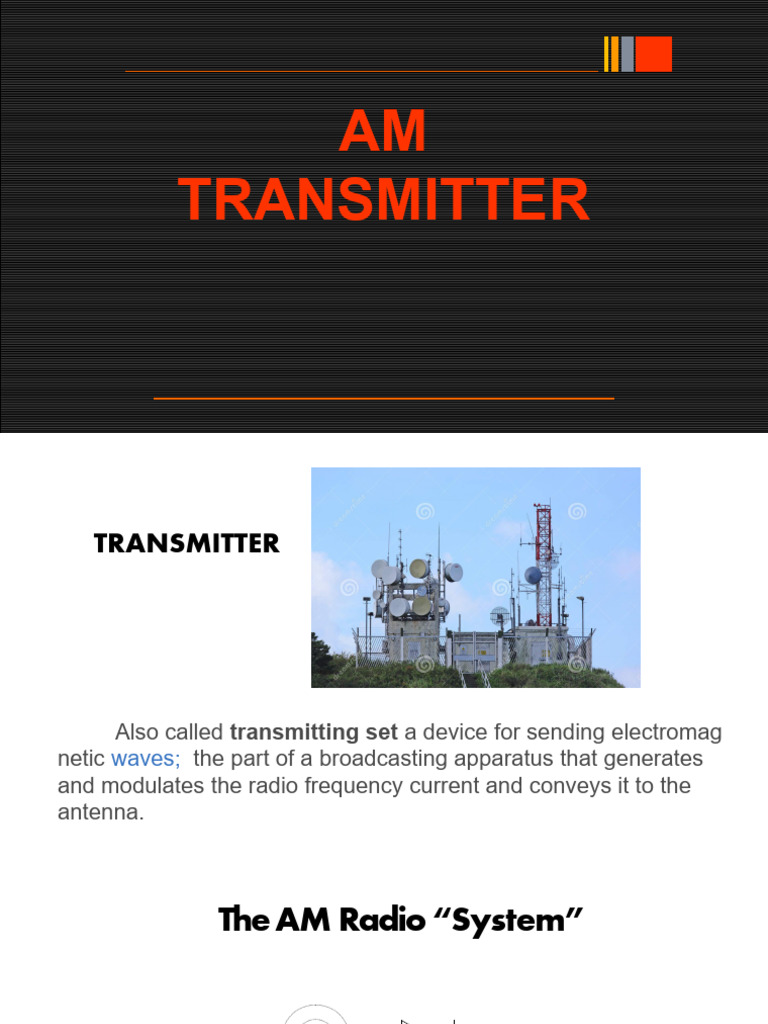 Understanding AM Transmitters and Modulation | PDF | Electromagnetic ...