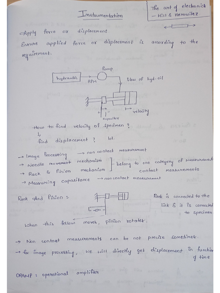 Instrumentation Notes 1 | PDF