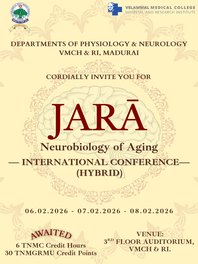 JARÃ - Conference Invite | PDF | Neurology | Doctor Of Medicine