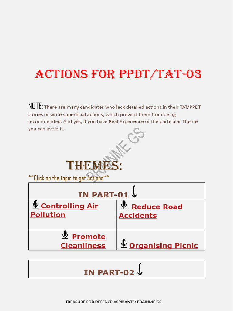 Actions for TAT-3 | PDF | Water Conservation | Marketing