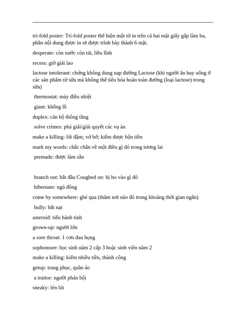 Vocabs | PDF