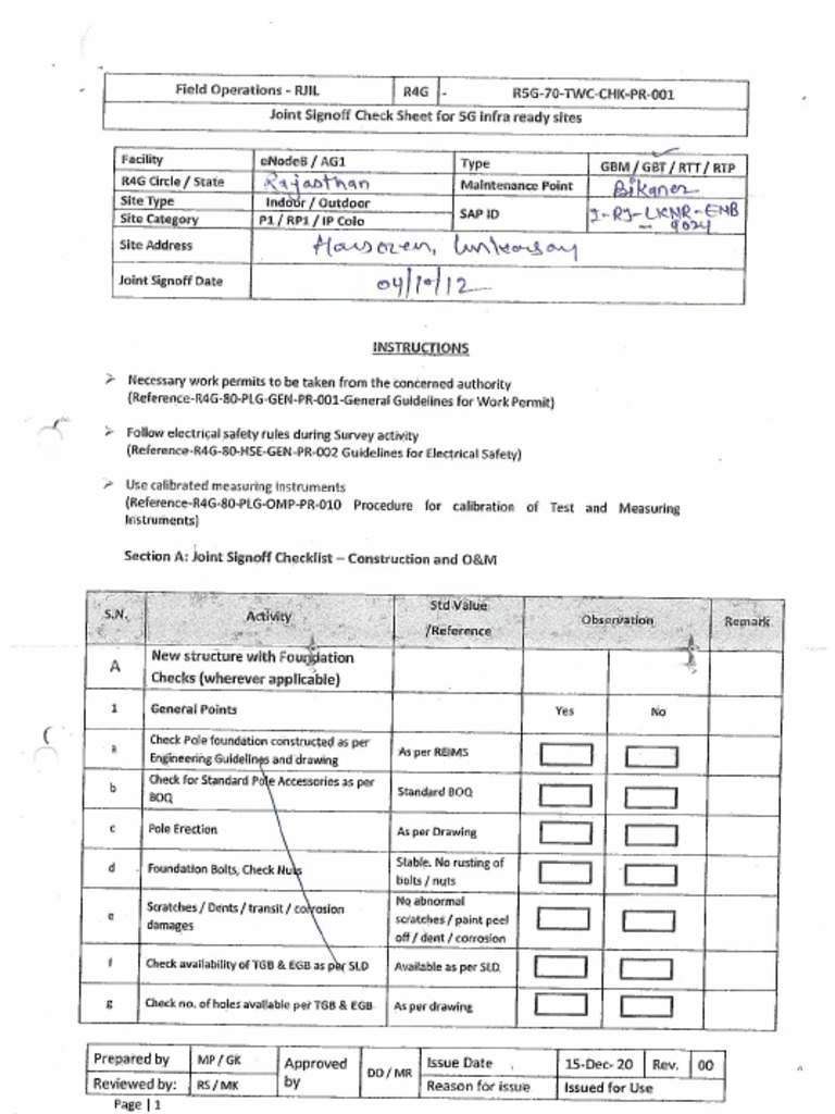 5g Hoto Sheet i Rj Lknr Enb 9024 | PDF