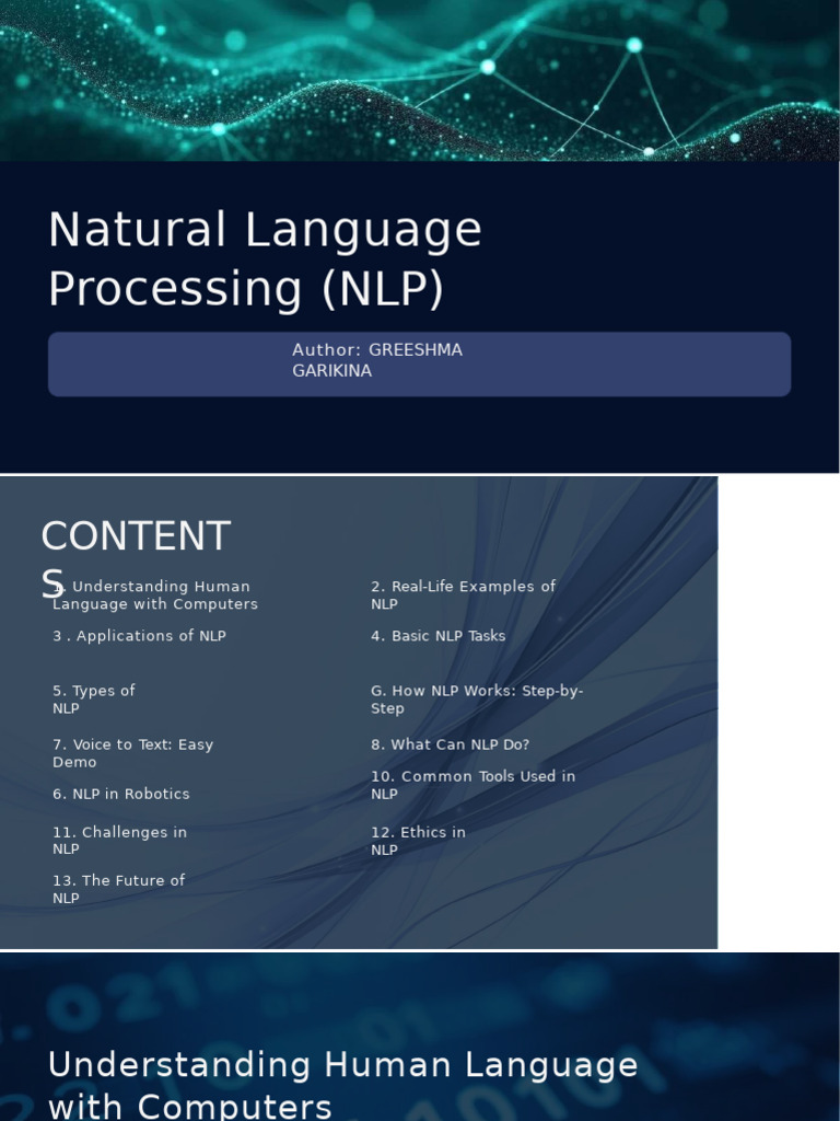 Natural Language Processing ( | PDF | Speech Recognition | Learning