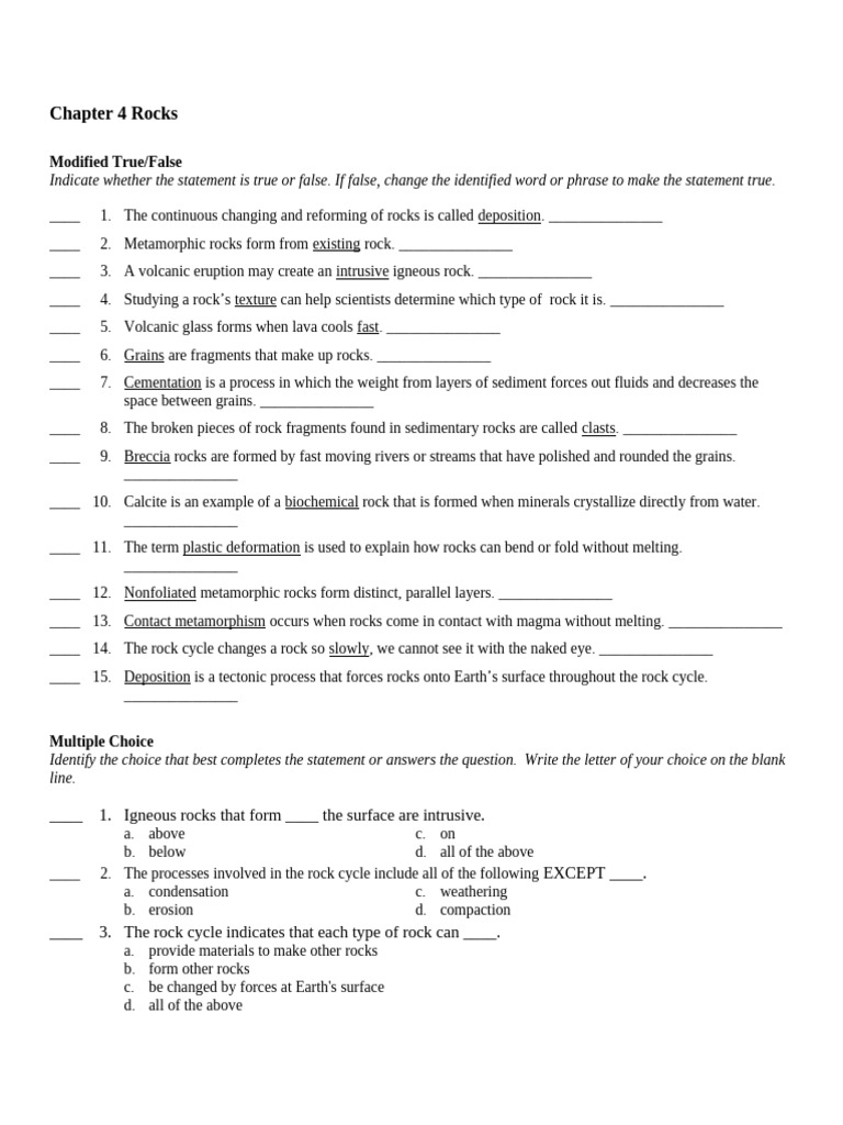 chapter 4 rocks | PDF | Rock (Geology) | Sedimentary Rock