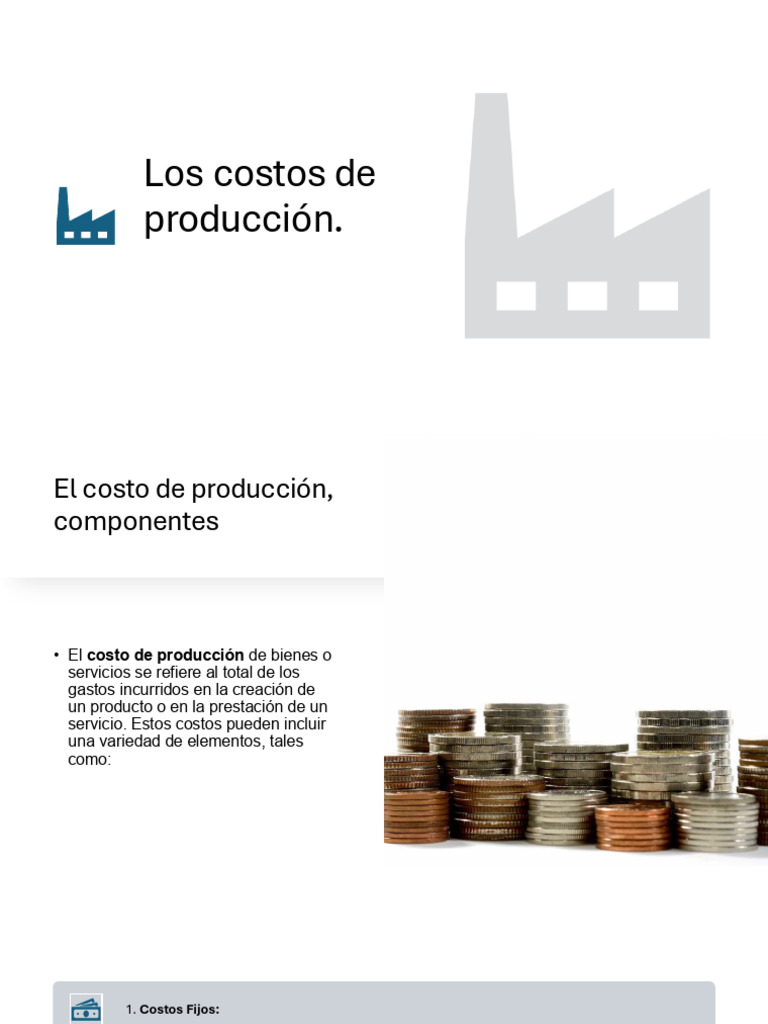 Costos de Producción: Claves Estratégicas | PDF | Presupuesto | Costo