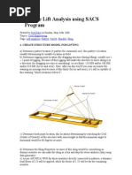 SACS Tutorial-1 PDF | PDF | Software | Computing