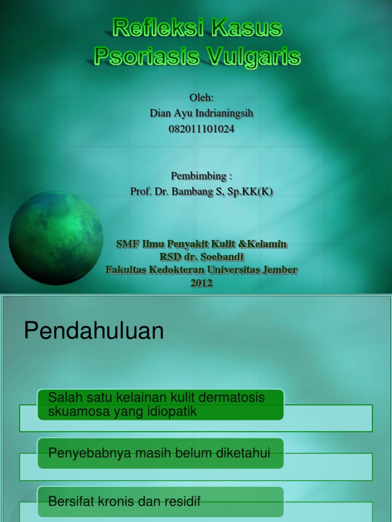 Tanda Auspitz pada Psoriasis Vulgaris | PDF | Pengembangan Diri ...