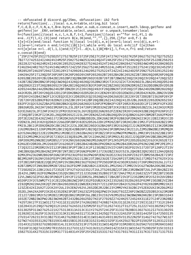 Discord Obfuscation Code Analysis | PDF