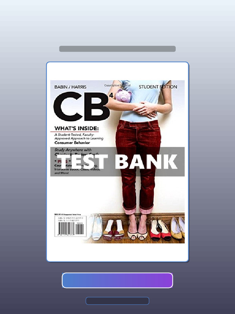 CB4 4 Ed Babin eBook and TestBank Bundle | PDF | Curriculum | Science
