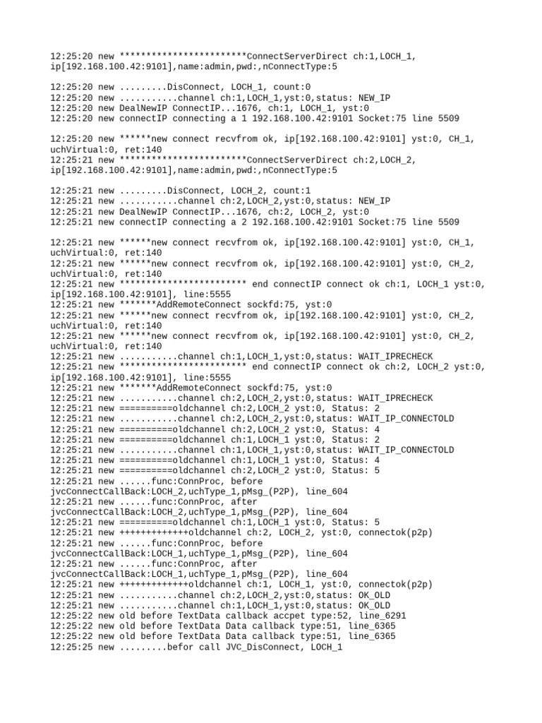 Yst Connect Log 20251206 | PDF | Callback (Computer Programming ...