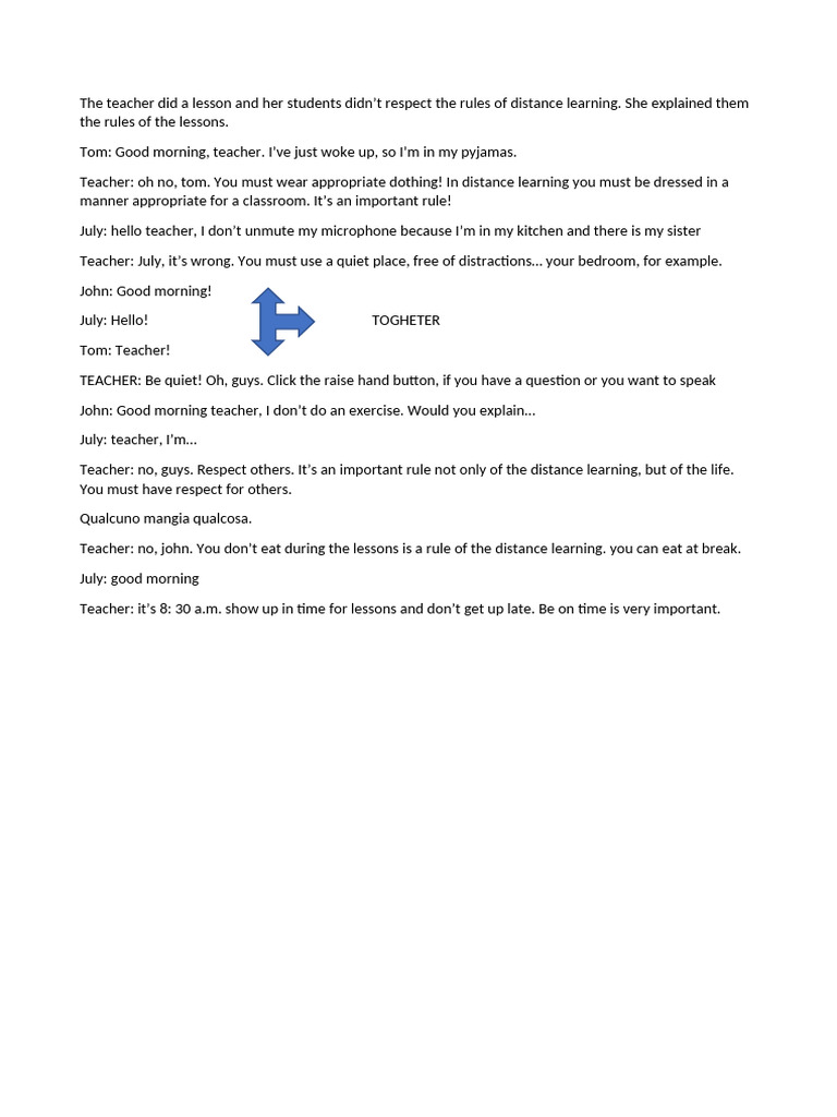 Distance Learning Classroom Rules Explained | PDF