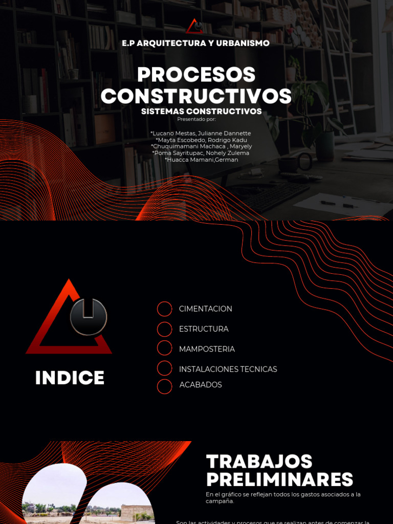 Grupo 3-Proceso Constructivo | PDF | Albañilería | Fundación (Ingeniería)