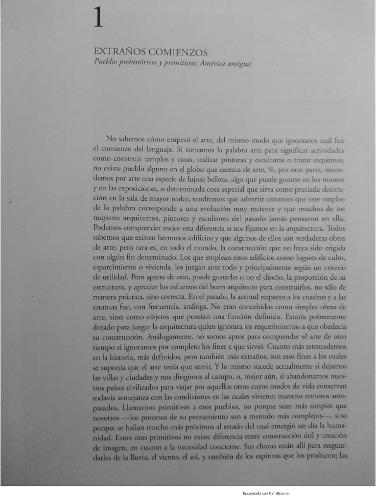 extraños comienzos gombrich | PDF