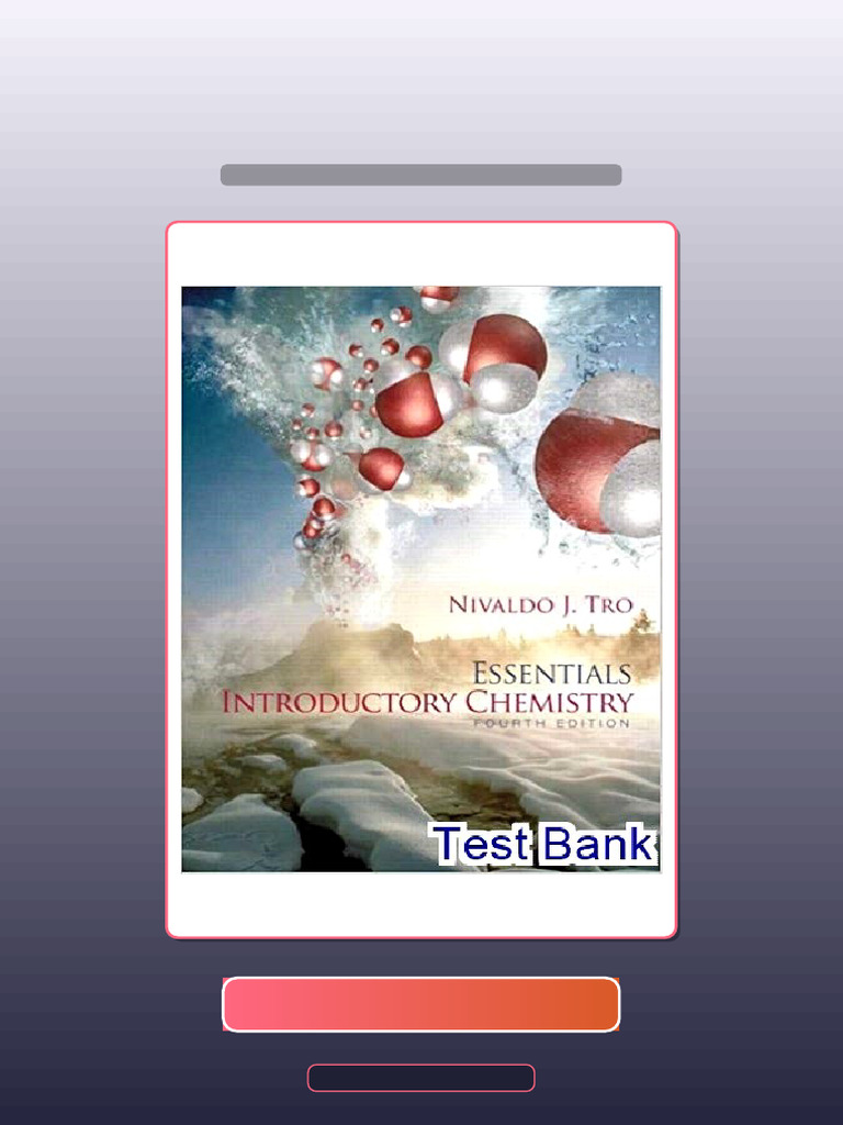 Introductory Chemistry Essentials 4th Edition Tro Exam Prep | PDF ...