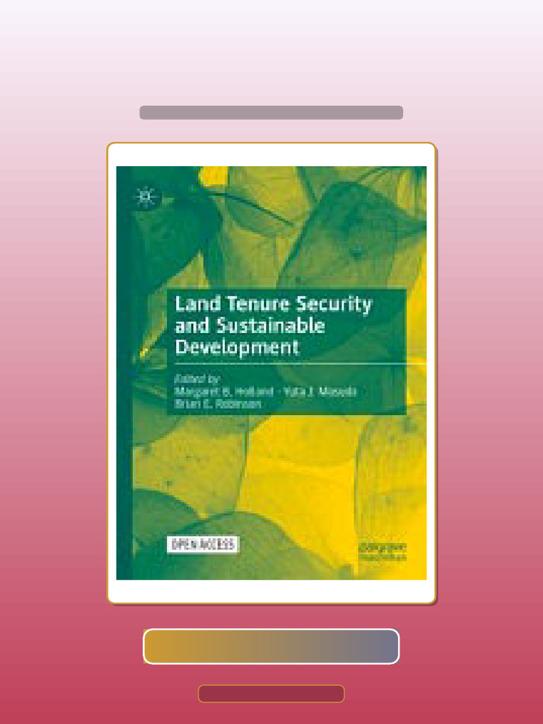 Land Tenure Security and Sustainable Development HQ File Exam Prep ...