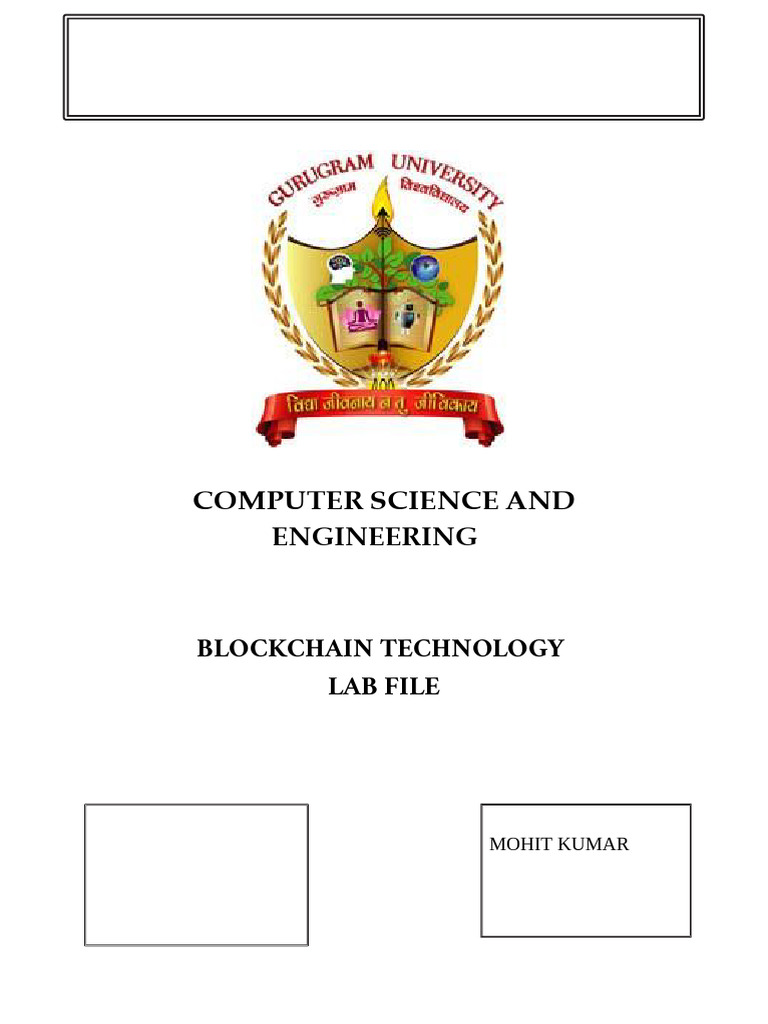 Blockchain Technology Lab File | PDF