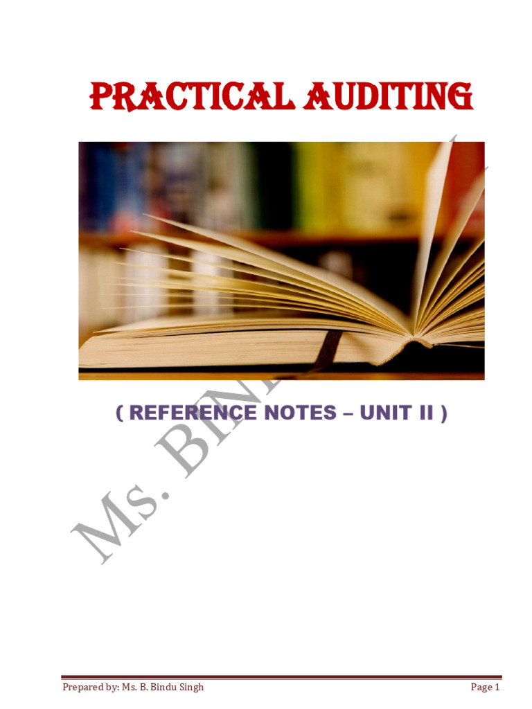 Practical Auditing: Vouching & Verification | PDF | Expense | Depreciation