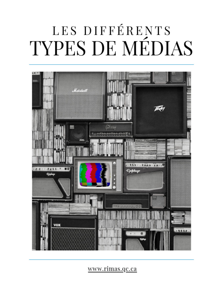 Les Differents Types de Medias VF | PDF | Communication non verbale ...