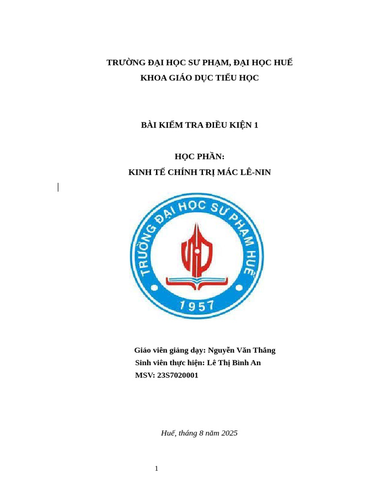 Đề 1 - ktct | PDF