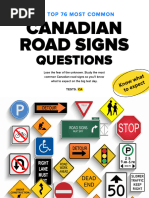 French Road Signs Quick Guide | PDF | Road | Land Transport