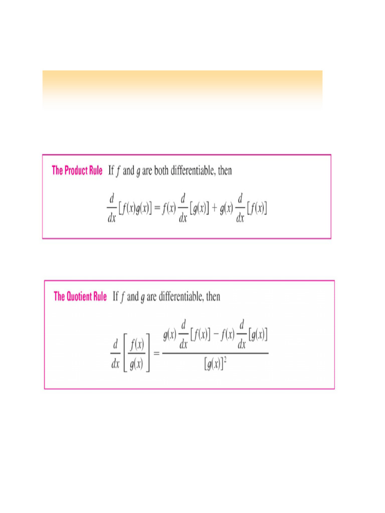 Differentiation Rules and Formulas | PDF | Trigonometric Functions ...