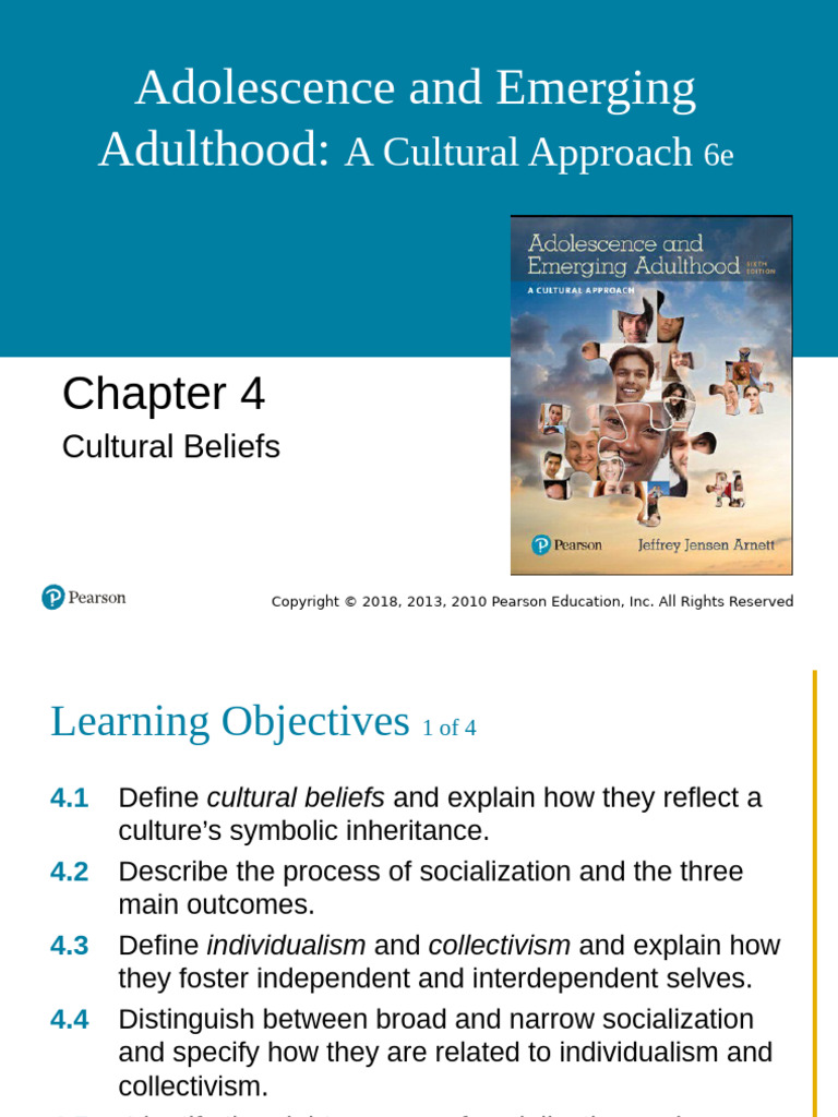 013400597X CH04 PPT | PDF | Socialization | Adolescence