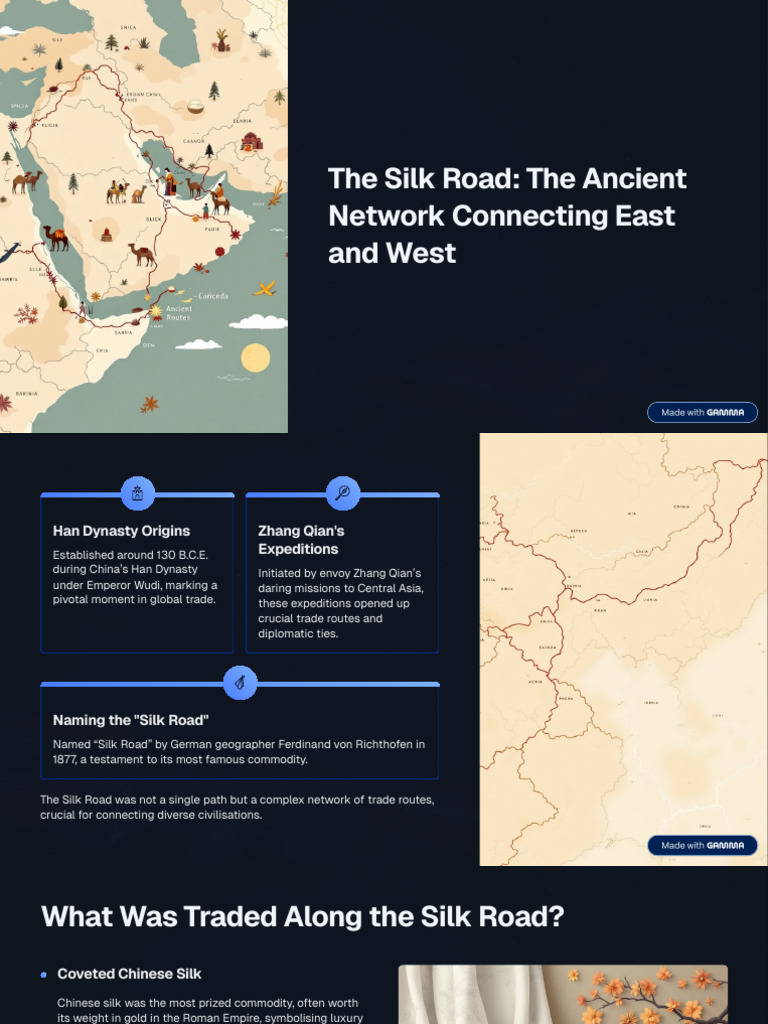 The Silk Road The Ancient Network Connecting East and West | PDF | Silk ...