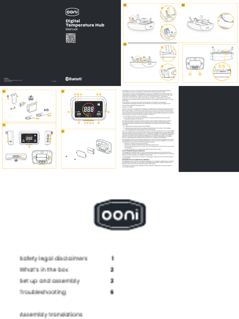 Digital Temperature Hub Manual | PDF