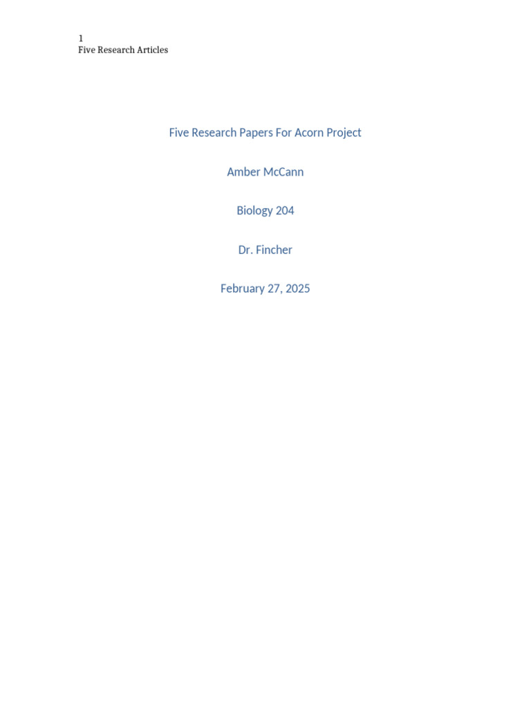 Acorn Size and Germination Research | PDF | Oak | Seedling